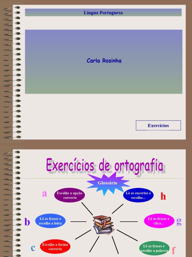 EXERCICIOS de ORTOGRAFIA | PDF