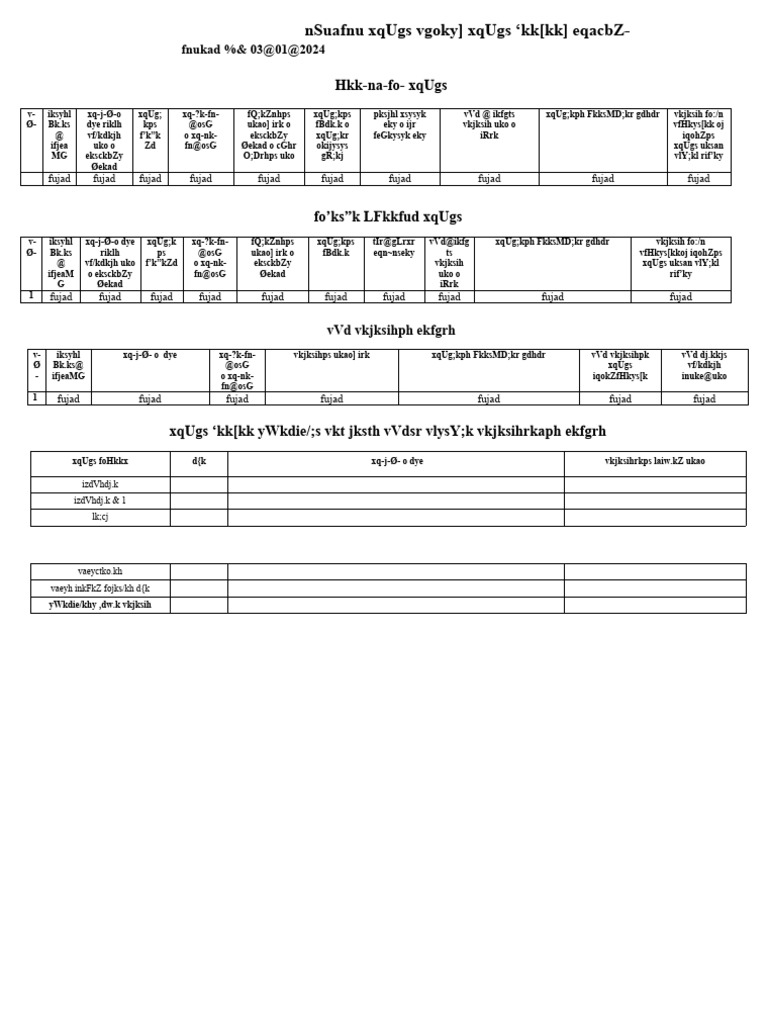 DCR Format - Crime Branch 03.01.2024 | PDF