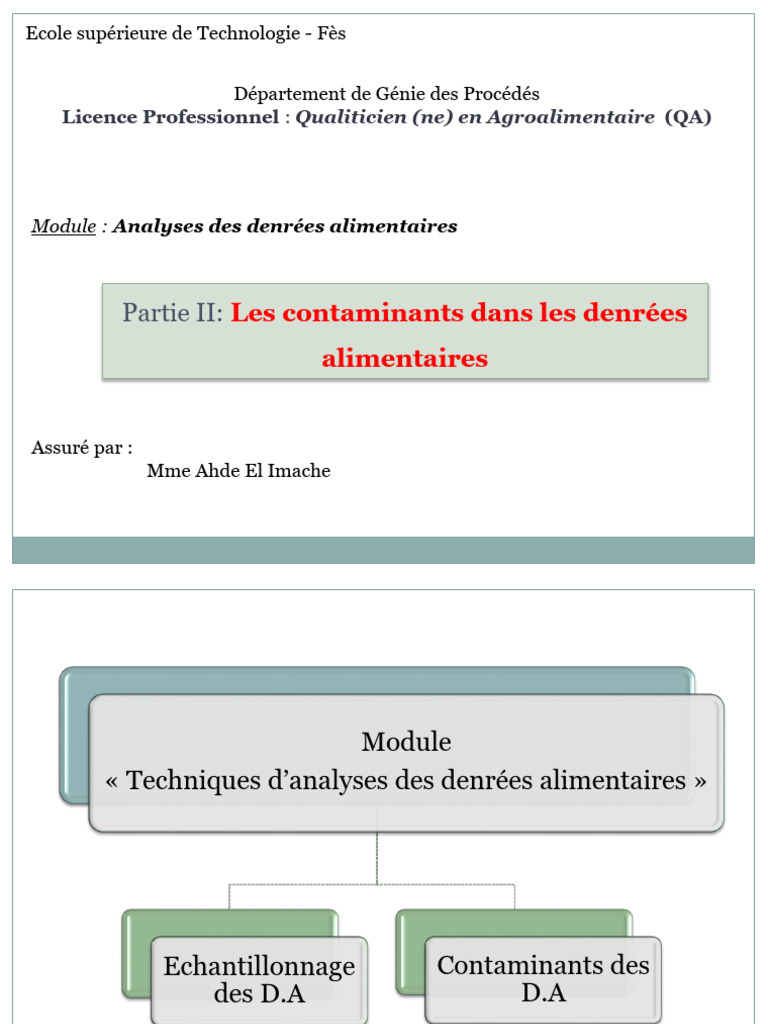 Cours TADA LP 2016 | PDF