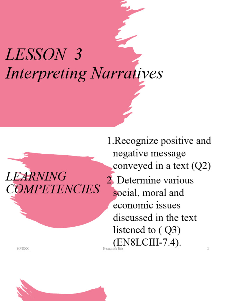 Year 8 Narrative Analysis | PDF