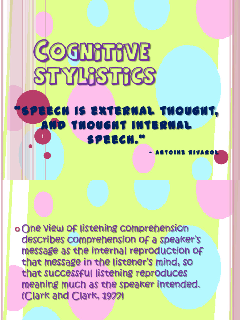 Cognitivestylistics Copy 140204204541 Phpapp01 | PDF | Cognitive ...