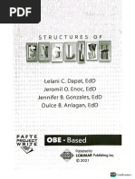 Module in Structures of English 1 | PDF | Verb | Pronoun