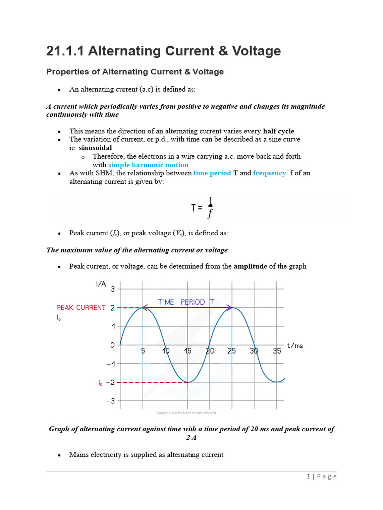 Alternating Currents | PDF