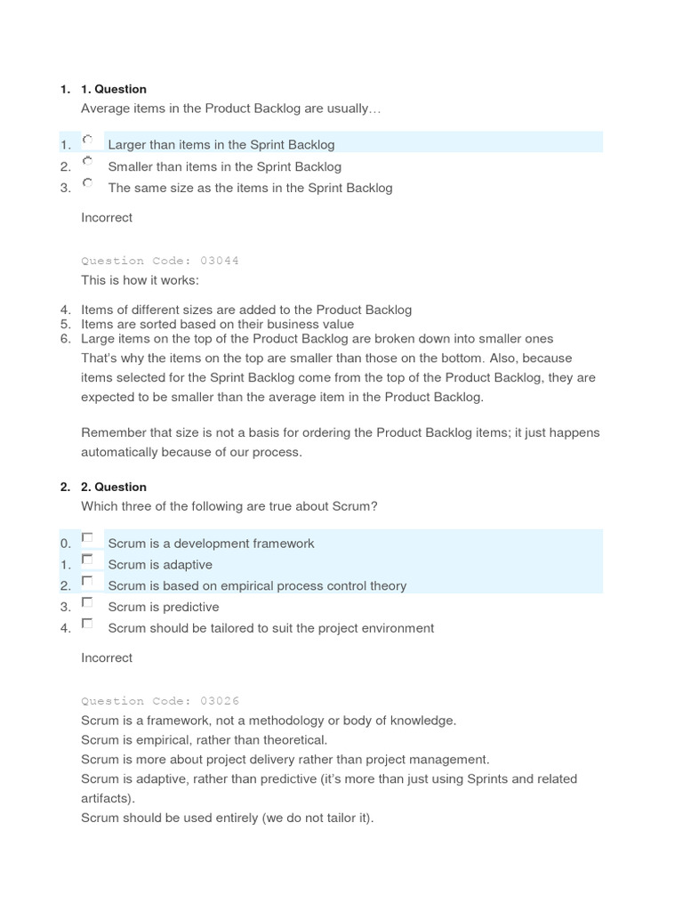 PSM Simulation Exam 3 | PDF