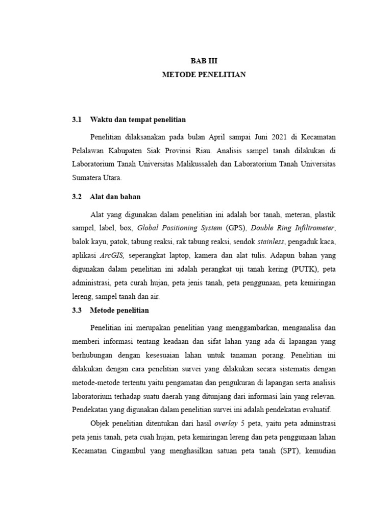 Bab Iii Metopen | PDF