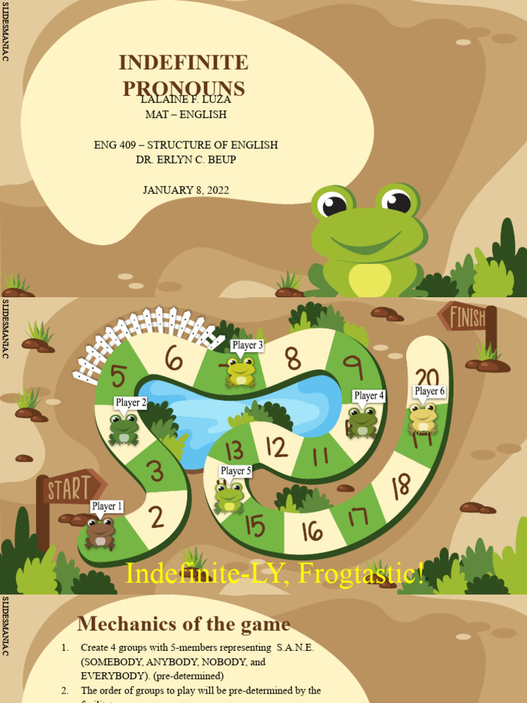 Frogtastic! SlidesMania | PDF | Grammatical Number | Pronoun