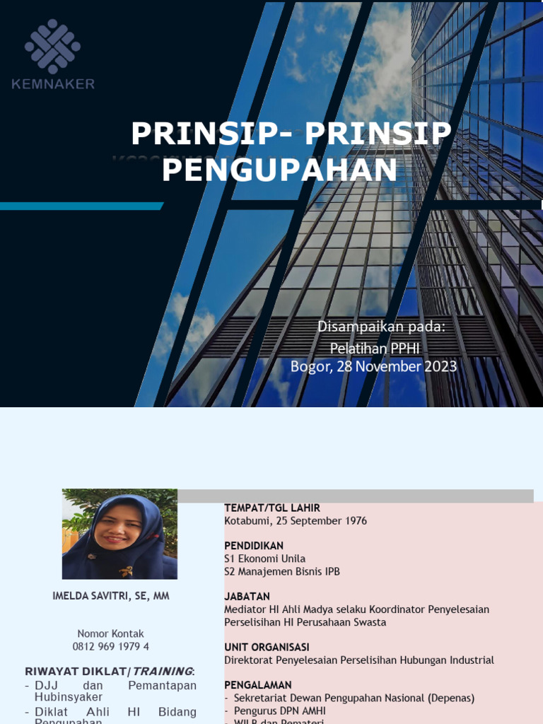 Prinsip Pengupahan untuk Mediator | PDF