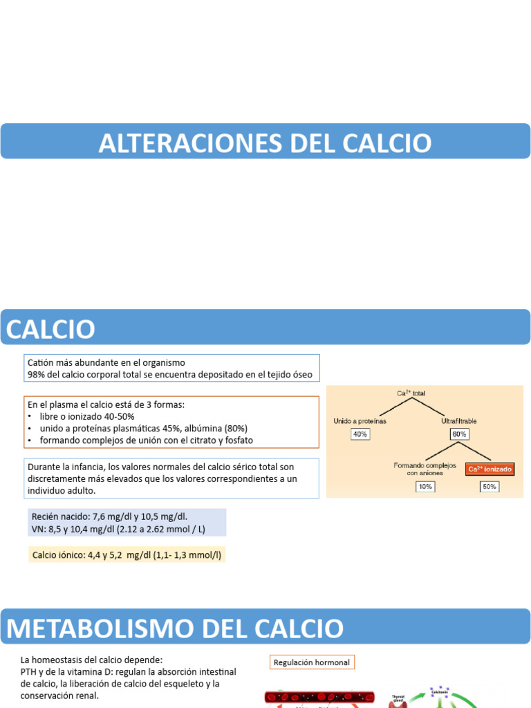 Calcio | PDF | Calcio | Especialidades Medicas