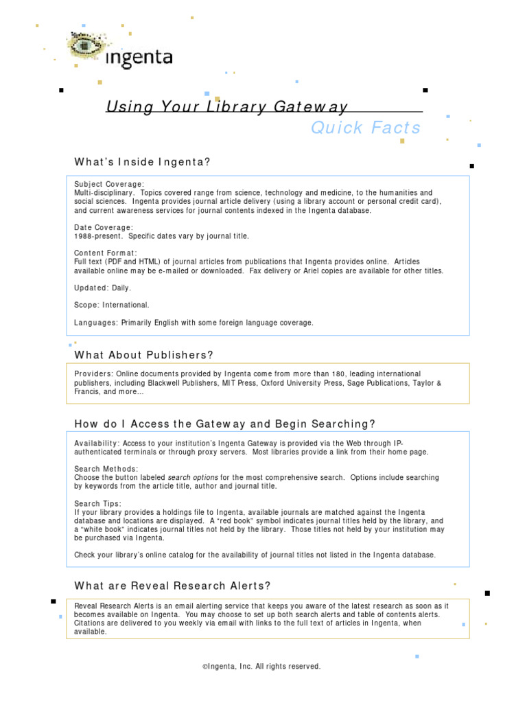 Quickfacts Enduser | PDF