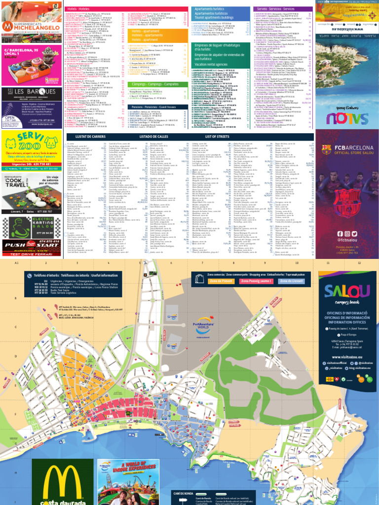 Mapa Salou 2018 | PDF
