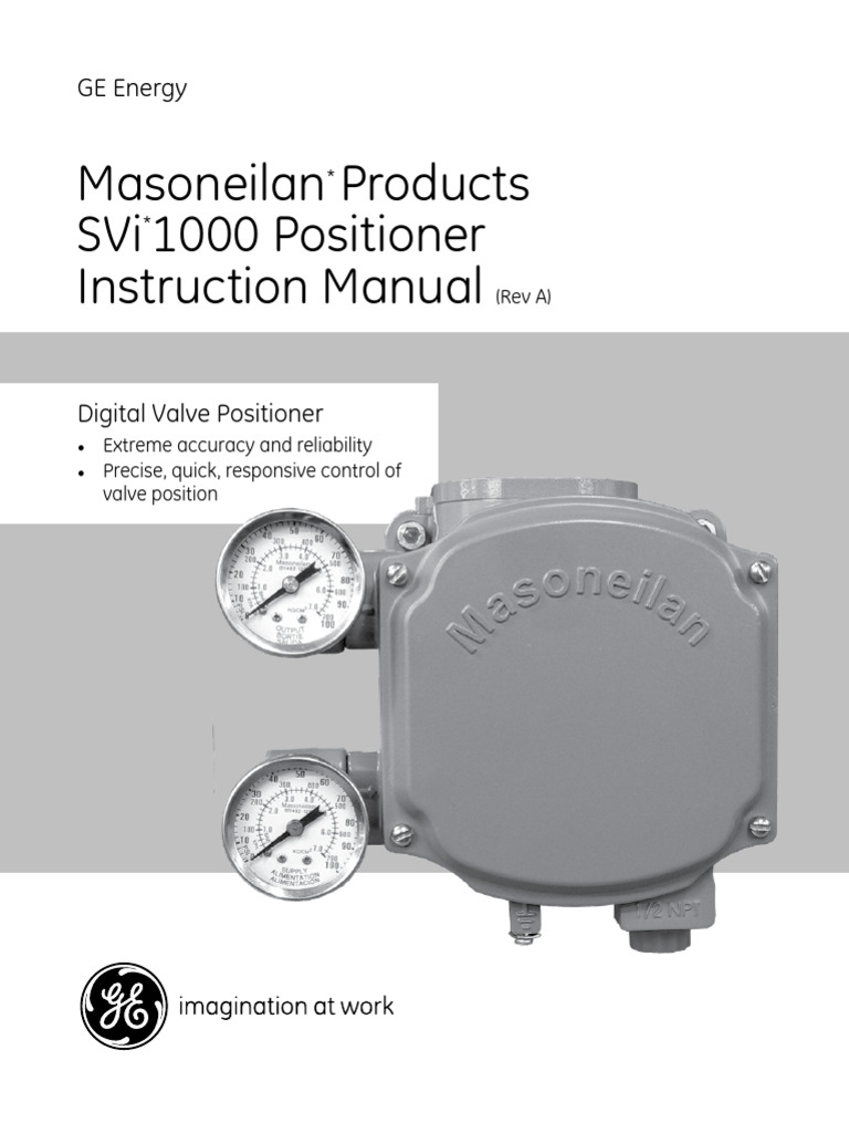Svi 1000 Valve Positioner | PDF