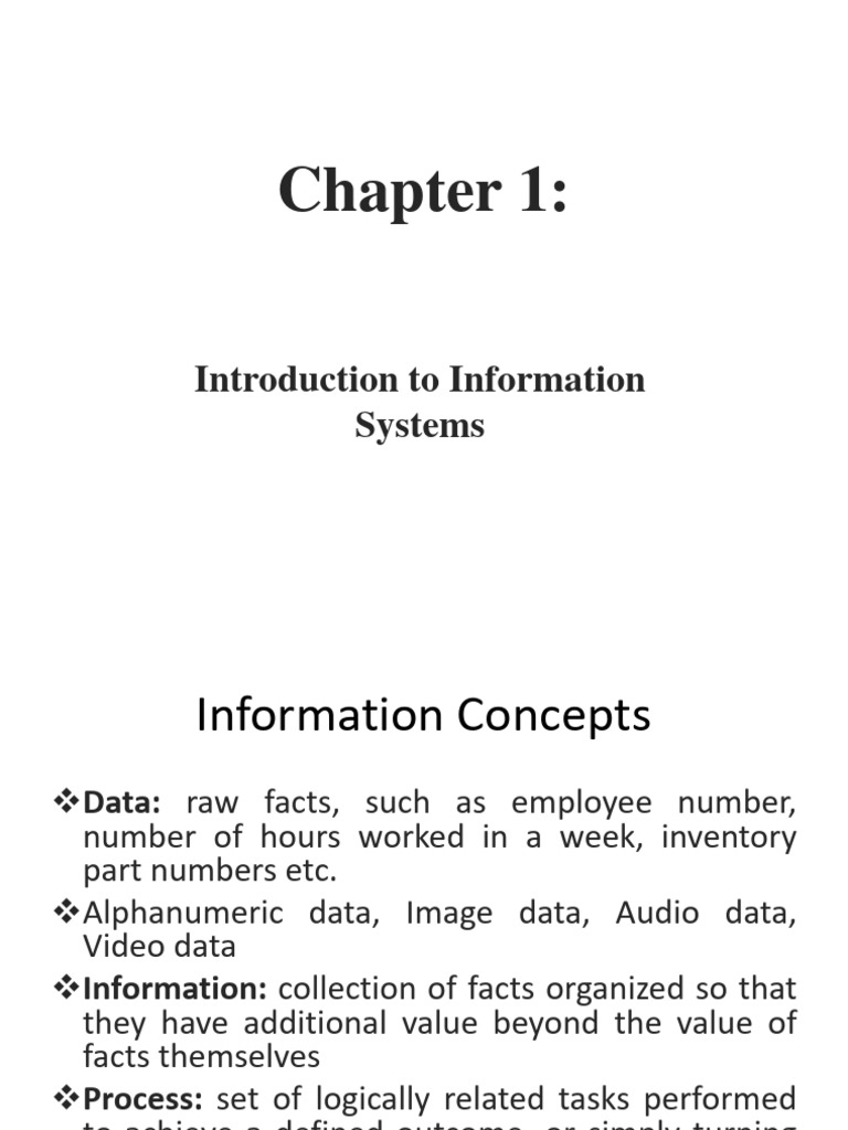 Introduction To MIS | PDF | Information | Computer Network