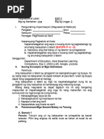 Talento at Kakayahan Activity Sheet | PDF