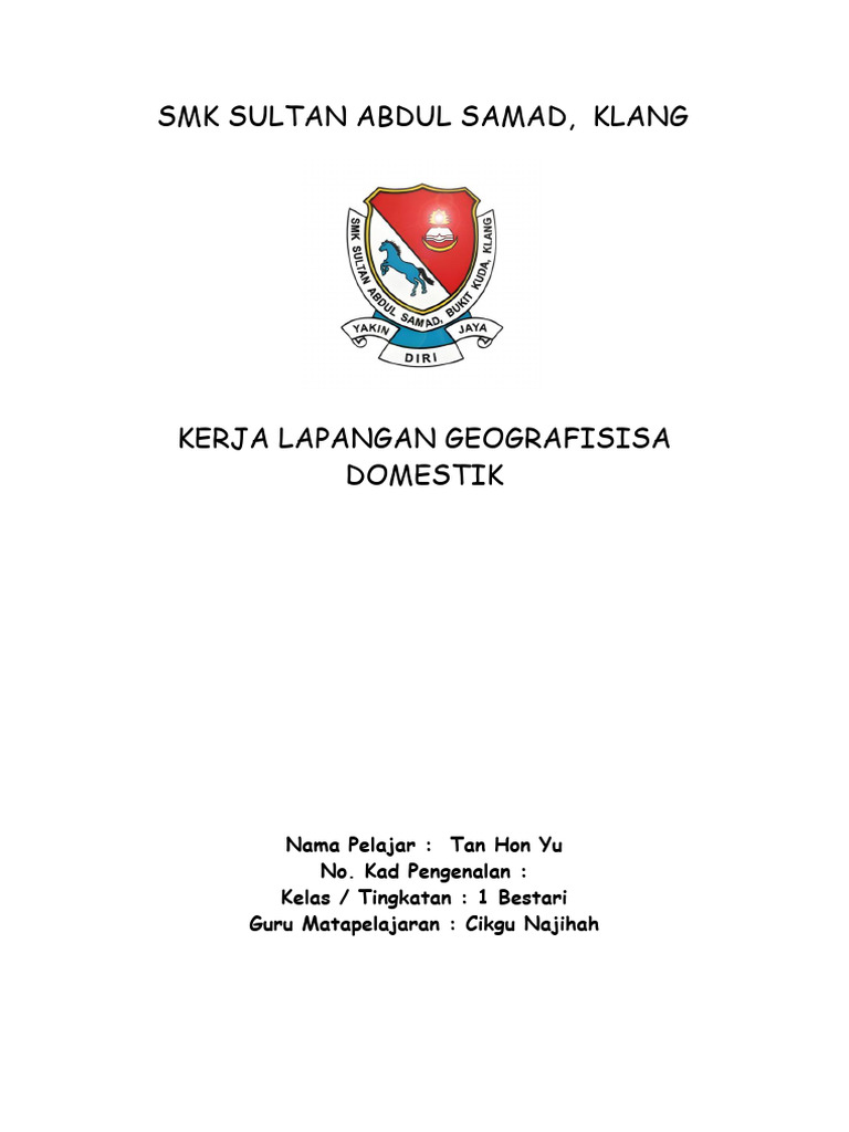 SMK Sultan Abdul Samad, Klang | PDF