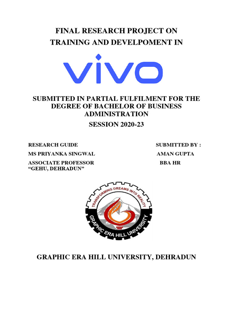 Final Research Project Aman Gupta 2 | PDF