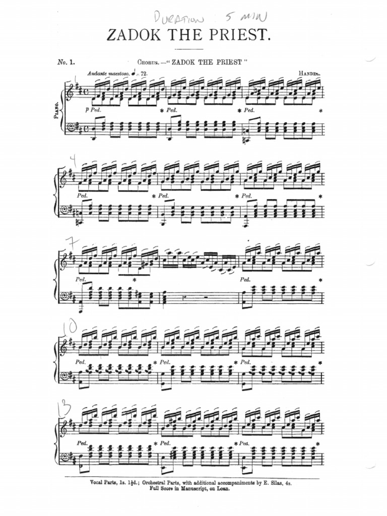 Zadok The Priest | PDF