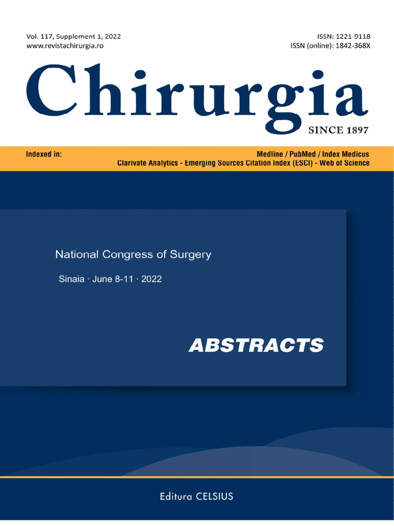 2022 Supplement 1 | PDF | Surgery | Esophageal Cancer