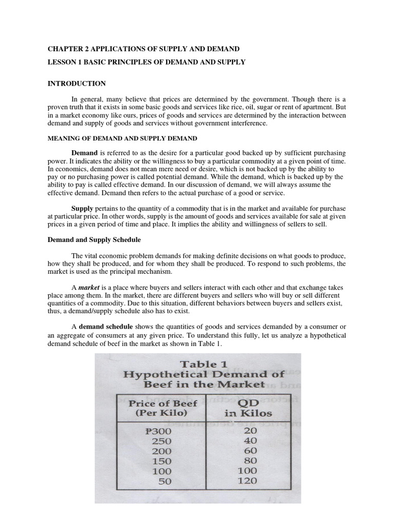 Chapter 2.1 SupplyandDemand - #2 | PDF | Demand | Supply (Economics)