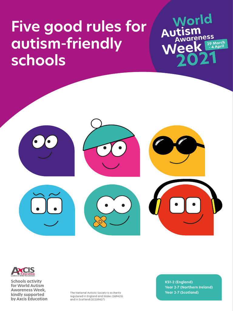 Five Rules For Autism Friendly Schools | PDF | Behavioural Sciences ...