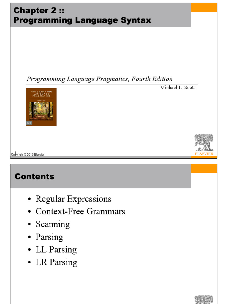 Ch02 Programming Language Syntax 4e 2 | PDF | Parsing | Computer Science Ch02 Programming Language Syntax 4e 2 | PDF | Parsing | Computer Science