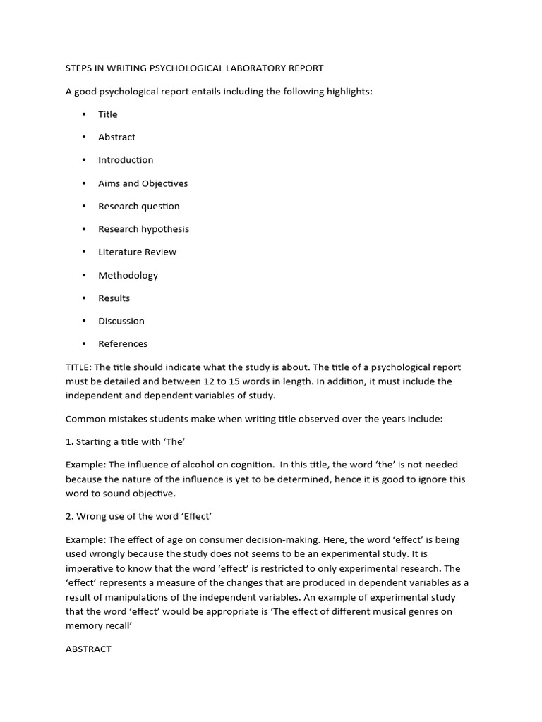 100 Notes On Steps In Practical Reporting PDF