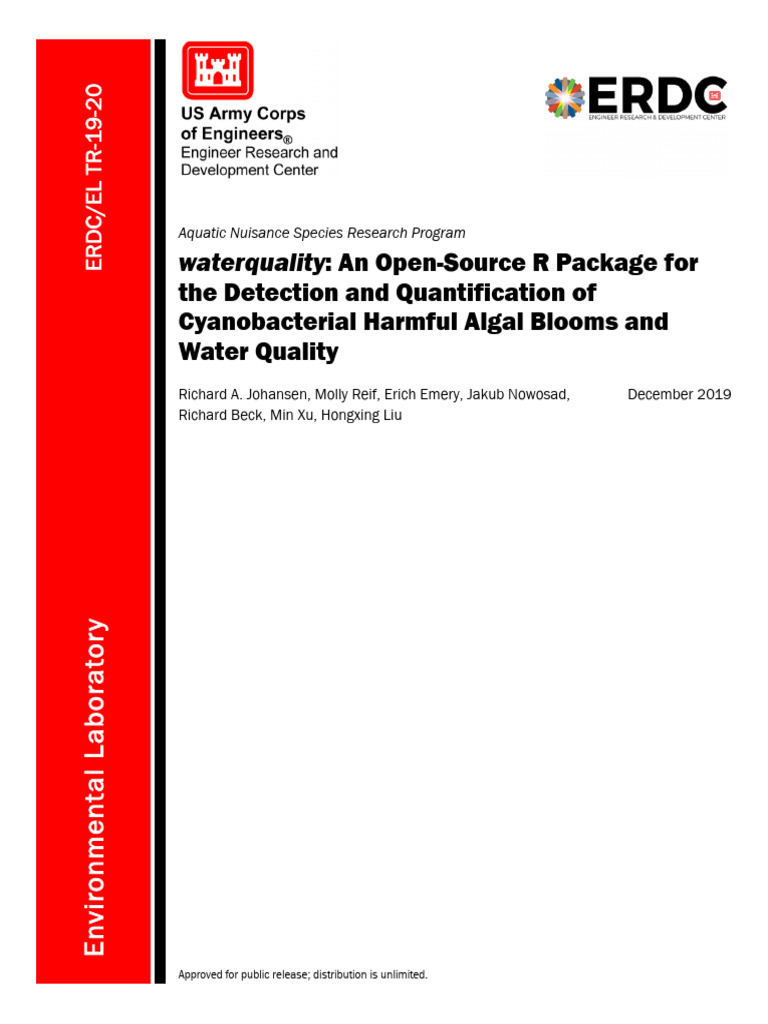 Waterquality - An Open-Source R Package For | PDF | Satellite Imagery | Remote Sensing