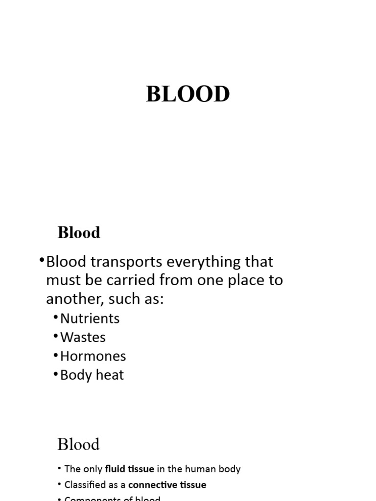Blood | PDF | Blood Type | White Blood Cell