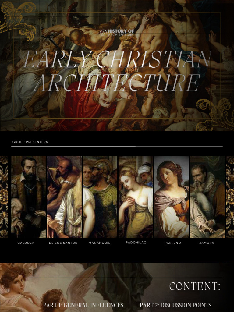 Early Christian Architecture | PDF | Mosaic | Church (Building)