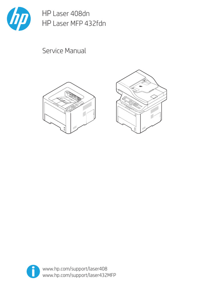Service Manual HP Laser 408 | PDF