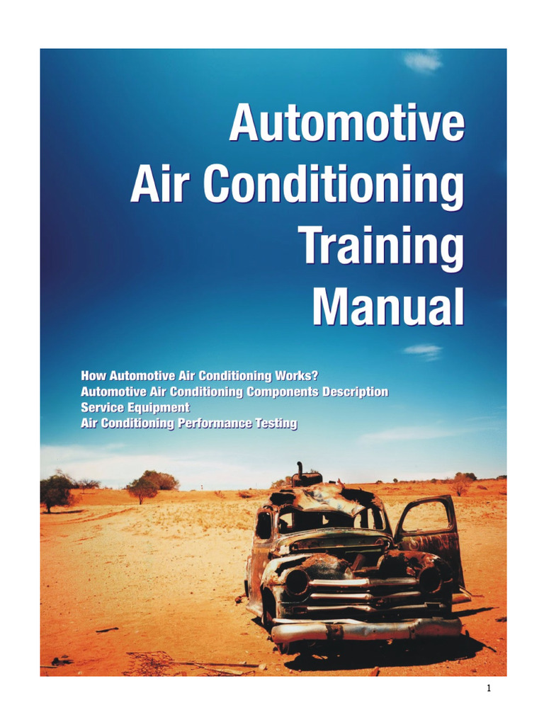 Automotive Air Conditioning Training Manual | PDF