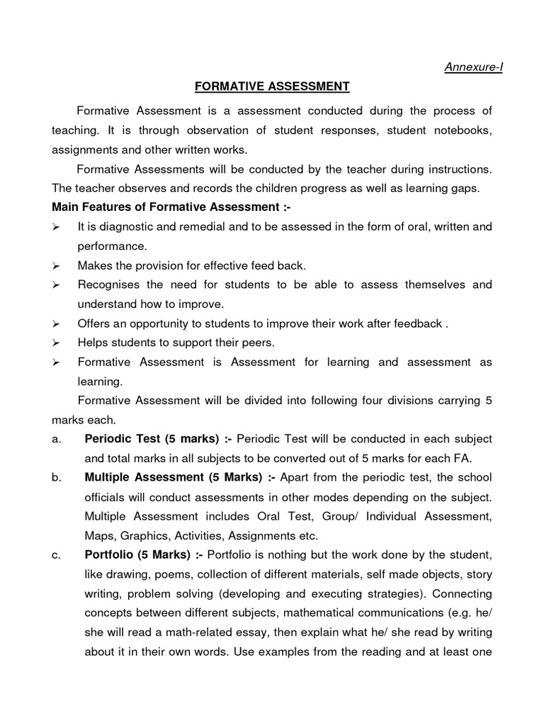Annexure-2021-22 | PDF | Educational Assessment | Cognition