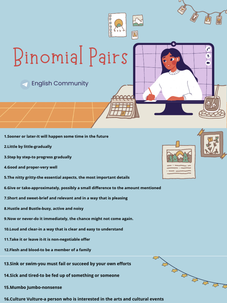 Binomial Pairs | PDF