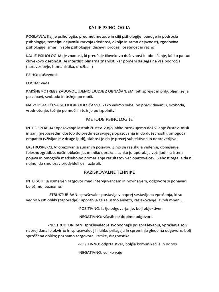 PSIHOLOGIJA | PDF
