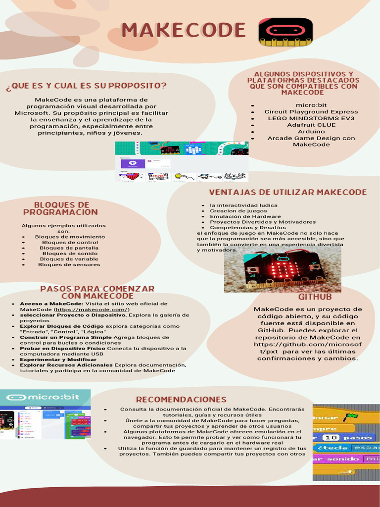 Guía Completa para Iniciar en MakeCode | PDF | Hardware de la computadora | Informática