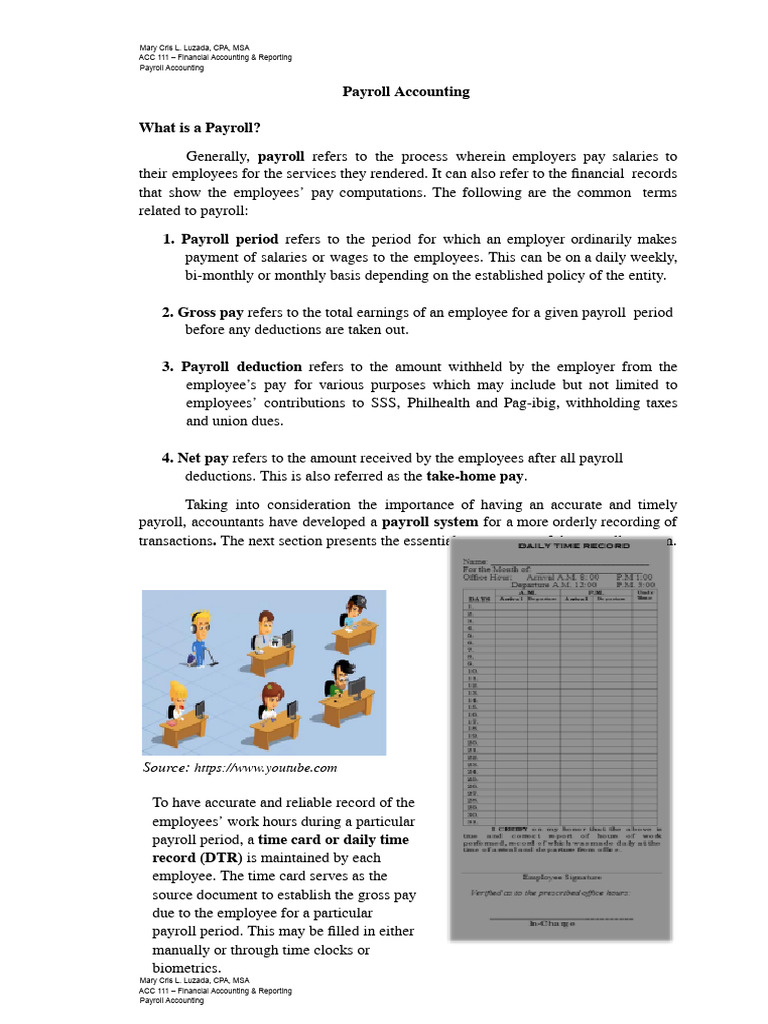 Payroll Accounting Basics Explained | PDF | Cost Of Living | Payroll Tax