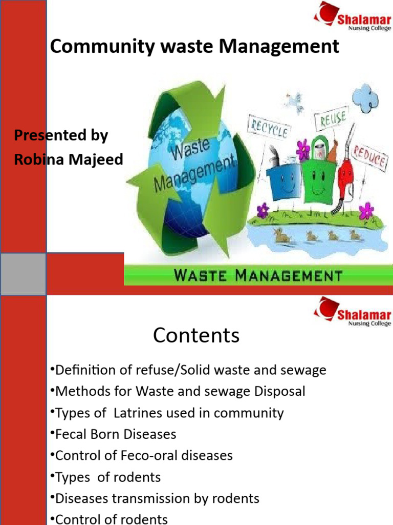 U.5 C. Community Waste Management | PDF | Municipal Solid Waste | Waste ...