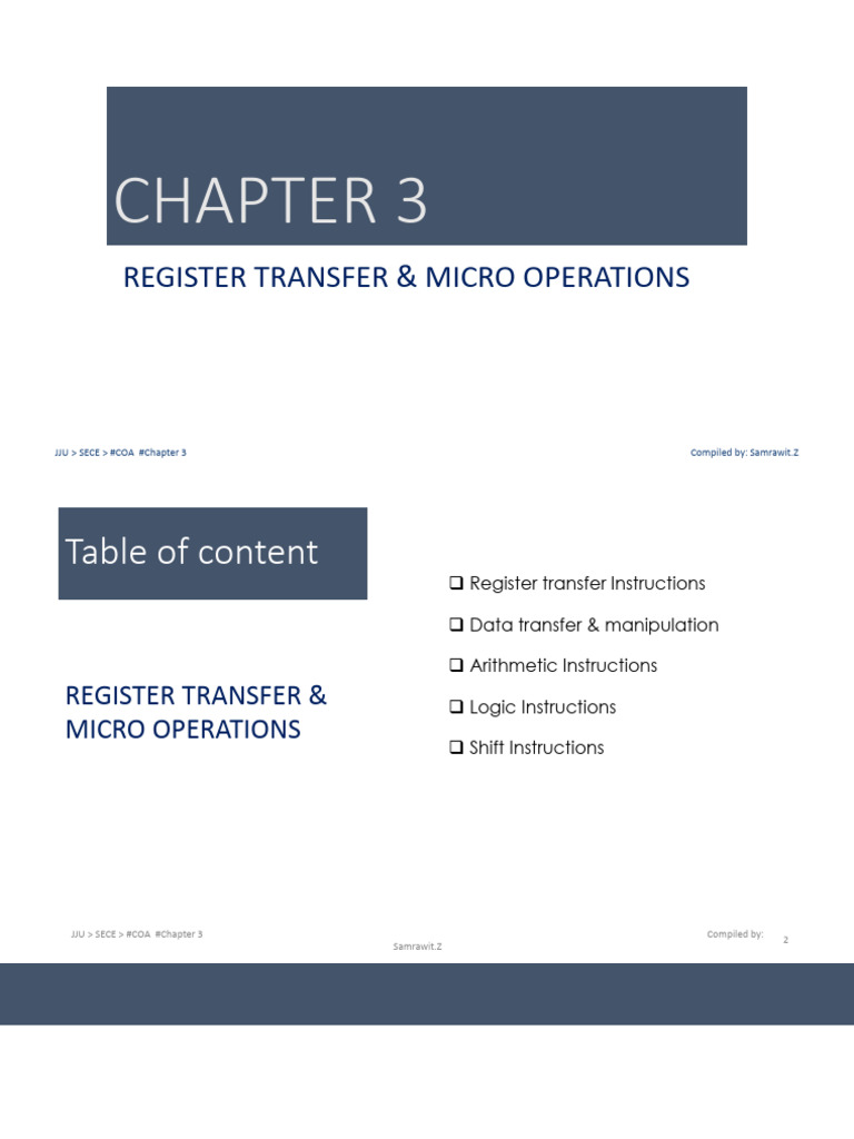 Coa Chapter 3 | PDF | Central Processing Unit | Digital Electronics Coa Chapter 3 | PDF | Central Processing Unit | Digital Electronics