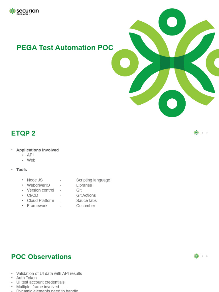 PEGA Test Automation Framework Overview | PDF | Business | Technology ...