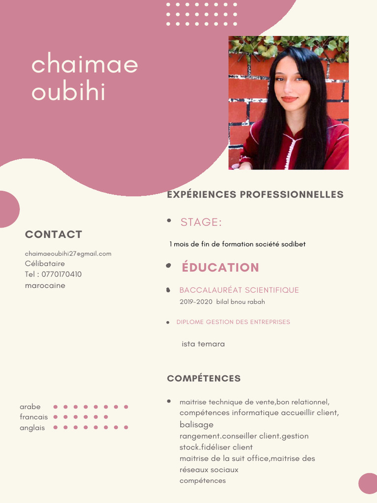 Chaimae Oubihi 1 | PDF