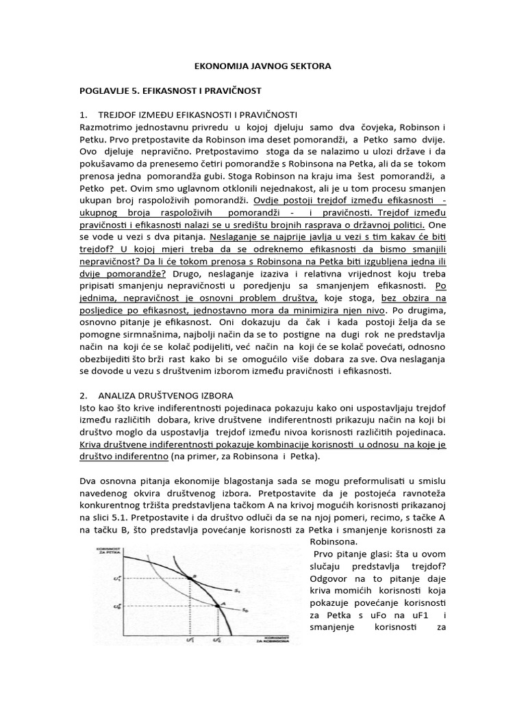 Ekonomija Javnog Sektora | PDF