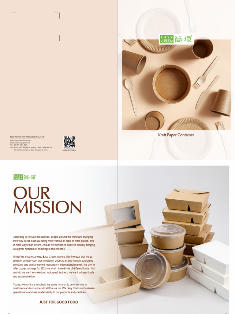 Kraft Paper Container Catalog | PDF | Packaging And Labeling ...