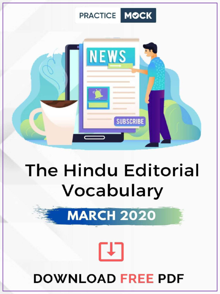 The Hindu Editorial Vocabulary March 2020 | PDF | Money | Reserve Bank ...
