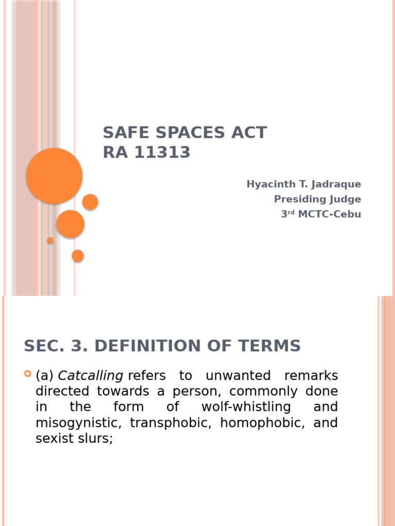 Safe Space Act | PDF