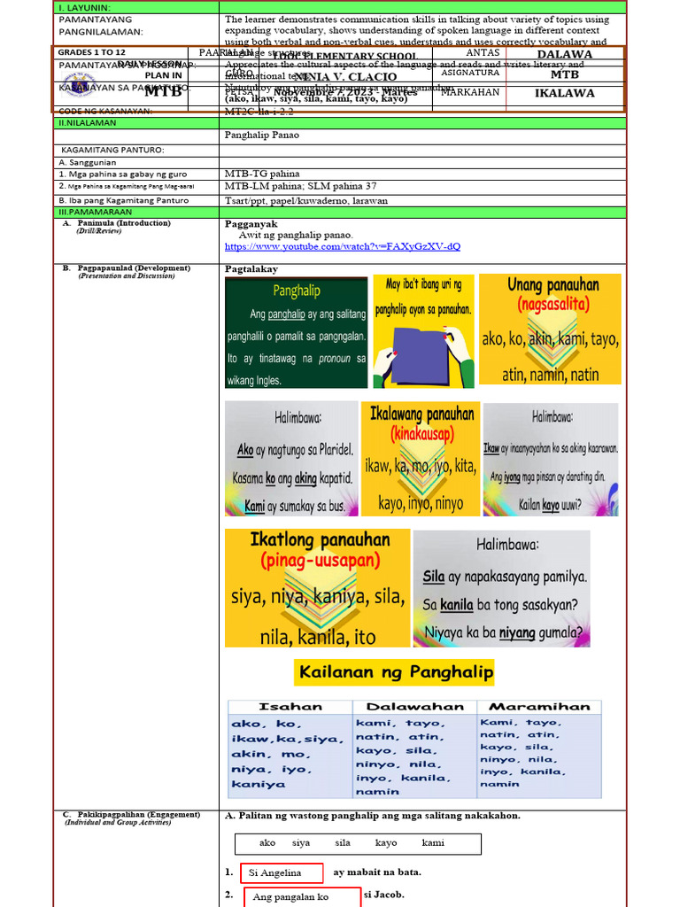 MTB2-DLP-Q2-WEEK1-Day2 | PDF