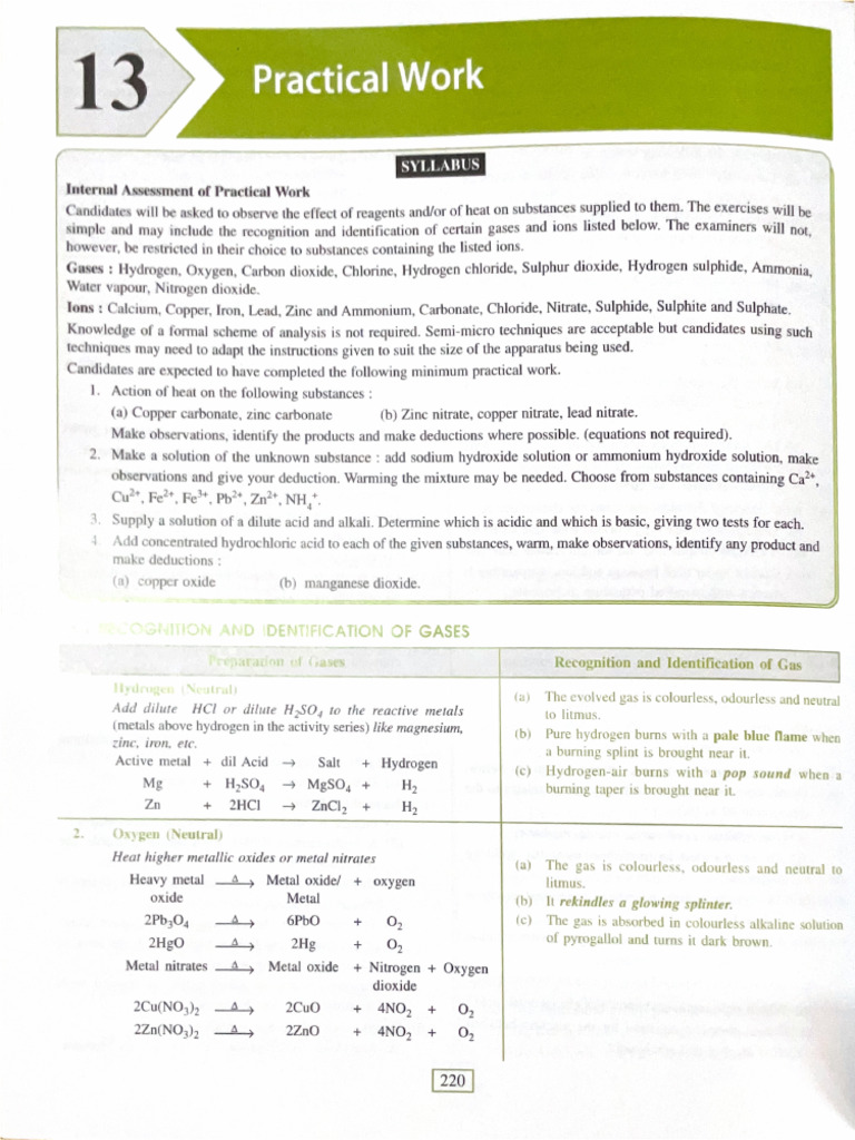 Practical Chemistry | PDF