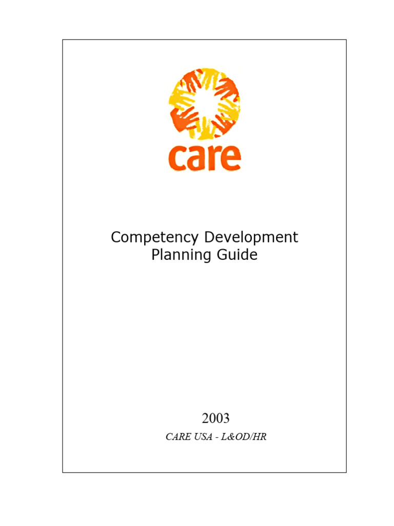 Competency Development Planning Guide | PDF
