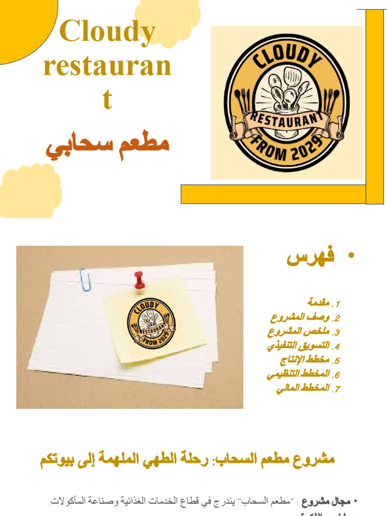 Cloudy Restauran T | PDF