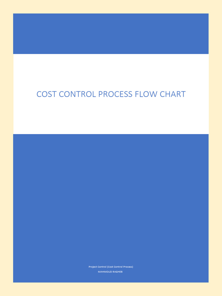 Cost Control Process Flow Chart | PDF