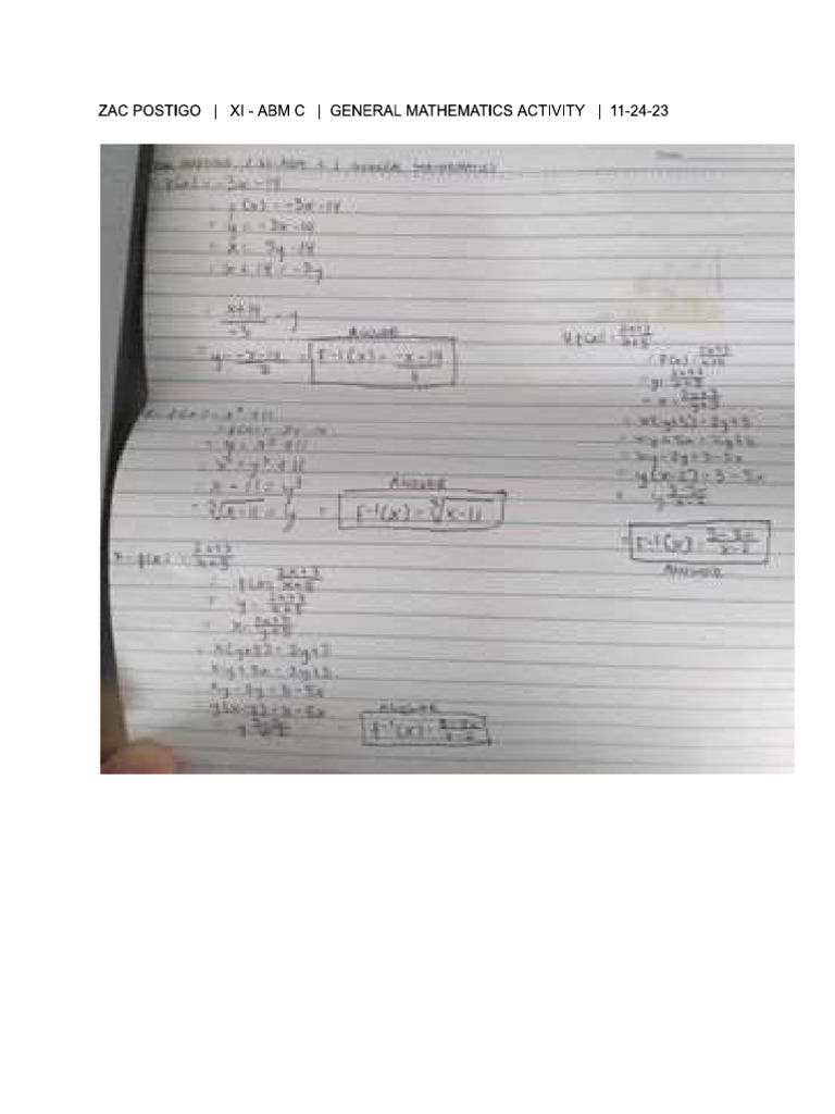 Genmath Problem Example With Solutions and Answers | PDF