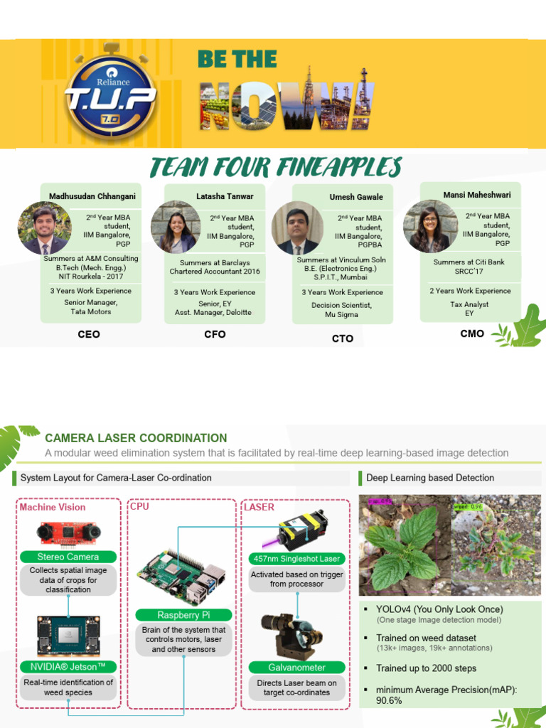 Reliance TUP - Final Round Presentation-1 | PDF